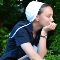Young Quaker in a headcovering | Quakers In Canada