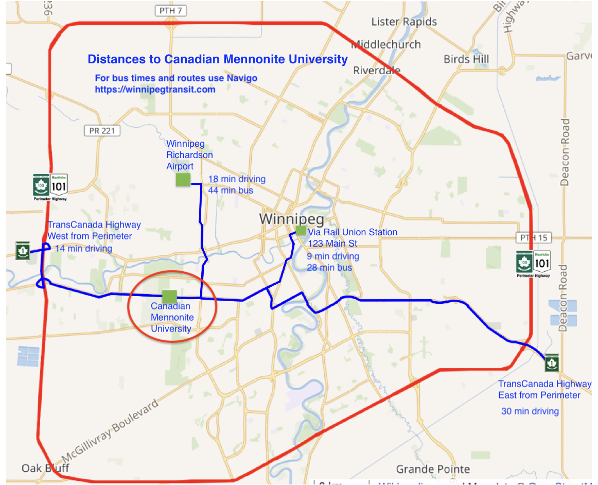 Travel to Canadian Mennonite University | Yearly Meeting in Session
